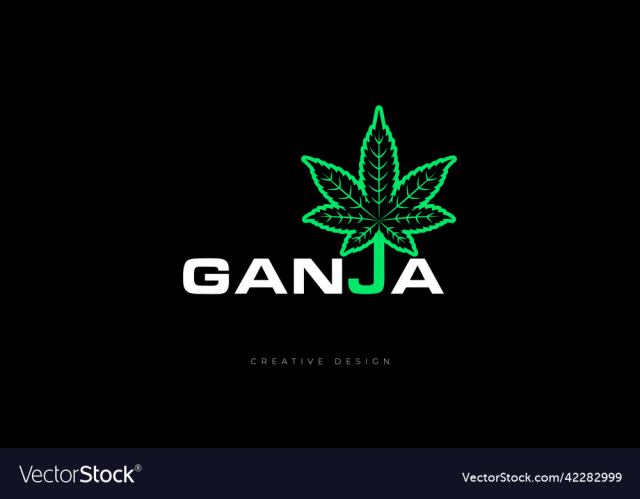 Free: ganja branding logo concept - nohat.cc