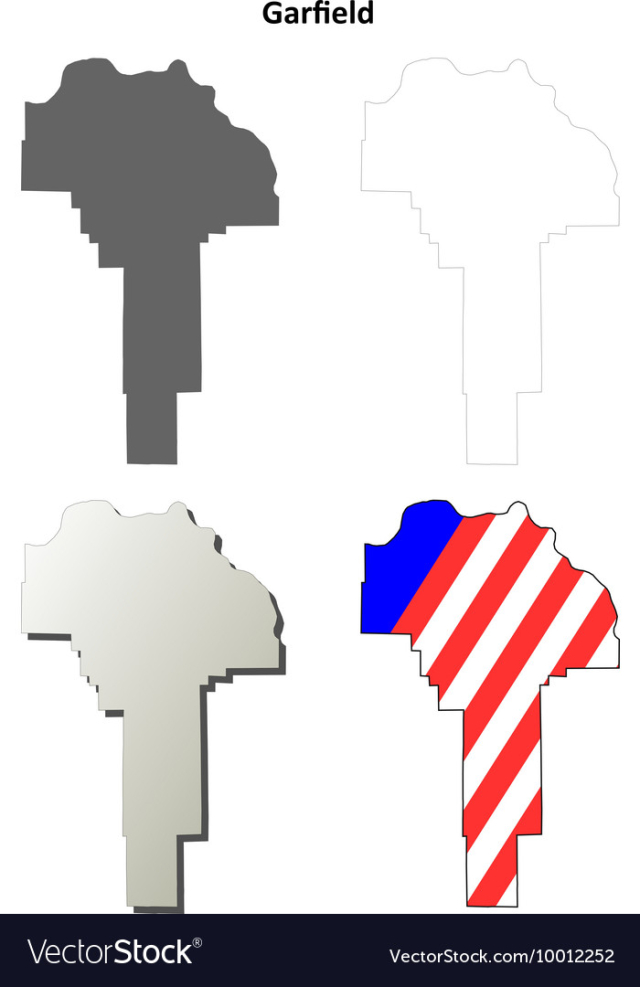 Free: Garfield Map Icon Set vector image - nohat.cc