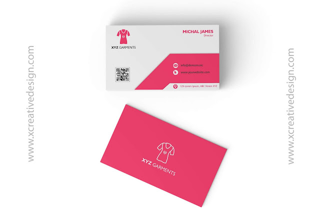 Free: Garments Visiting Card Design Free CDR Download - XcreativeDesign ...
