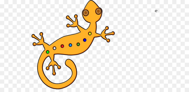 Free: gecko clip art lizard animal figure reptile - nohat.cc