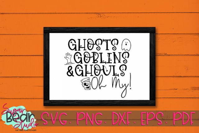 Free: Ghost Goblins & Ghouls Oh My - A Halloween SVG - nohat.cc