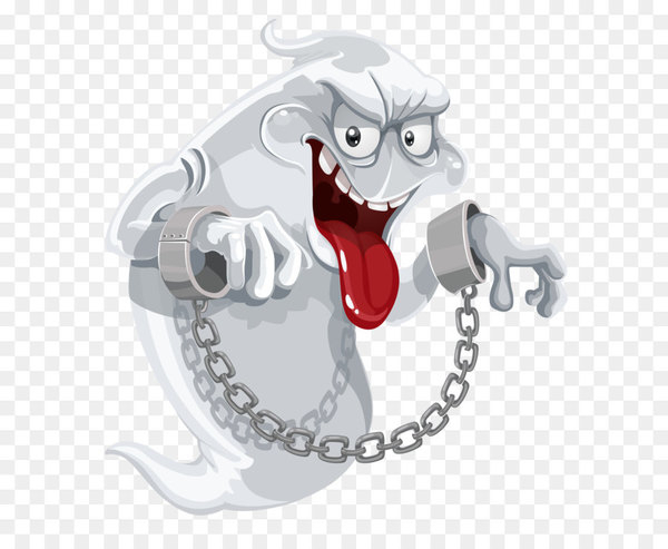 Free: Ghost Halloween Clip art - Evil Ghost with Chains PNG Clipart ...