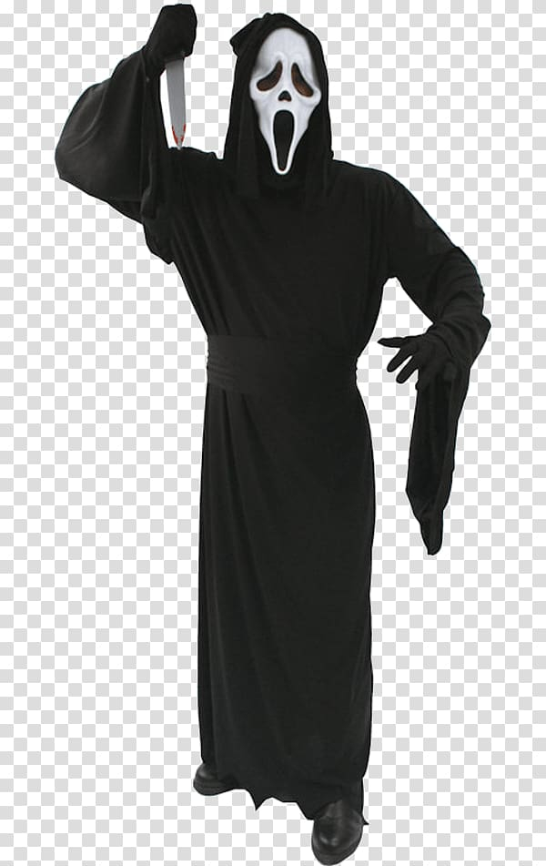 Free: Ghostface Robe Halloween costume Costume party, child transparent ...