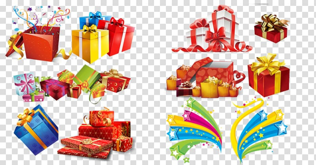 Free: Gift Box Christmas Designer, Festive gift box gift wrapping ...