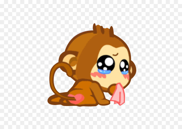 Free: Giphy Sticker Emoticon - Sad monkey - nohat.cc