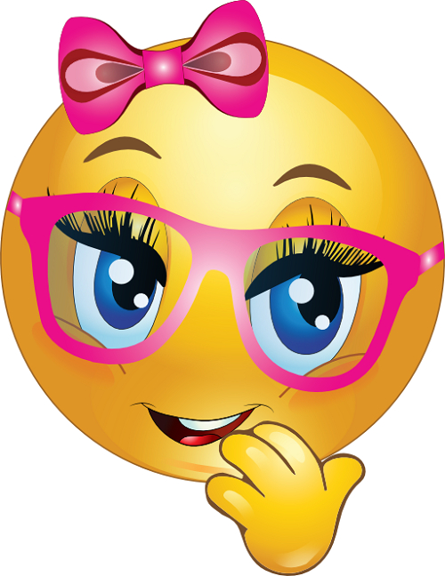 Free: girl smiley emoticons | faces | Emoji faces, Emoticon faces, Love ...