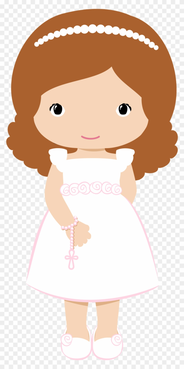 Free: Girls In Their First Communion Clip Art - Clipart First Communion ...