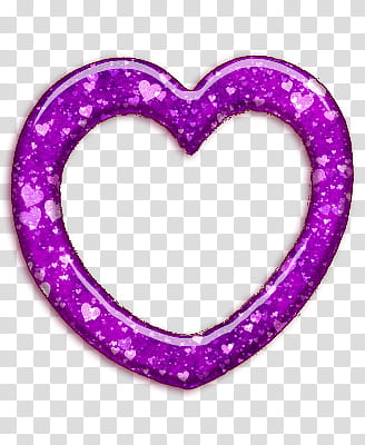 Free: Glitter hearts, purple and pink heart illustration transparent ...