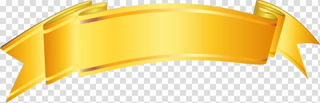 Free: Gold Banner, hand painted gold banners transparent background PNG ...