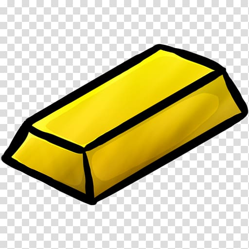 Free: Gold bar illustration, rectangle line yellow, Gold Ingot ...