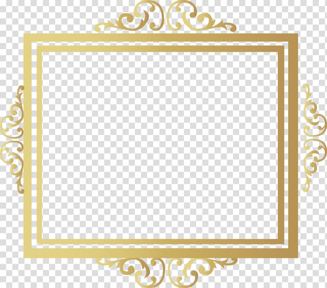 Free: Gold ornamental frame , Microsoft PowerPoint Template ...