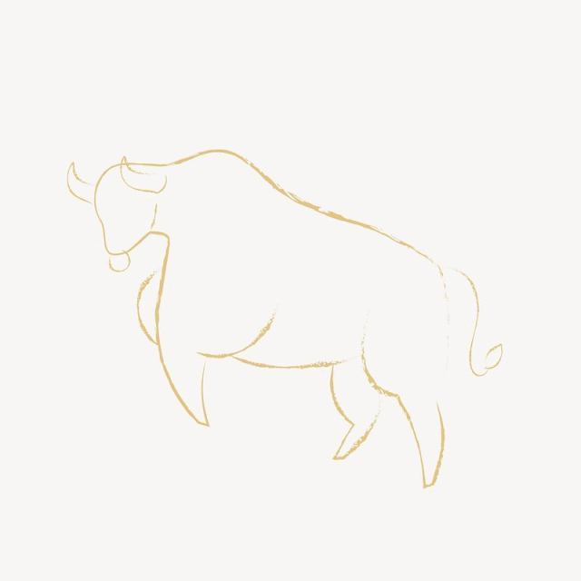 Free: Gold ox bull, line art | Free Vector - rawpixel - nohat.cc