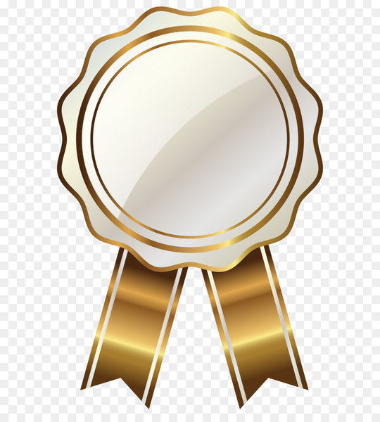 Free: Gold Scalable Vector Graphics - White Seal with Gold Ribbon PNG ...