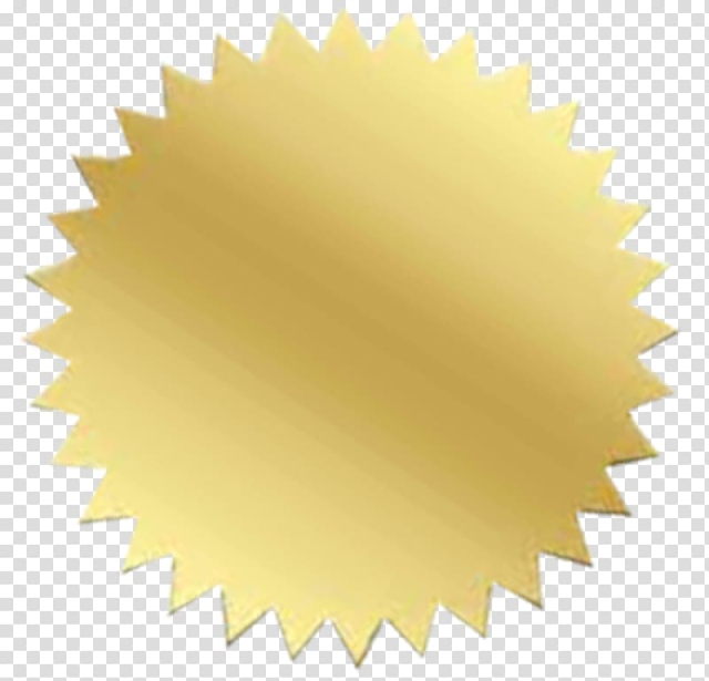 Gold Star Sticker Clipart