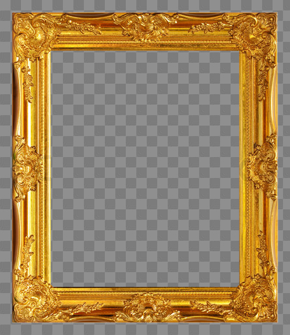 Free: Golden Frame Free PNG Image - nohat.cc