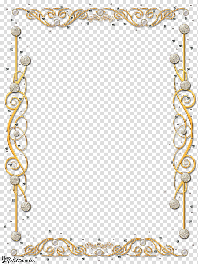 Free: Golden frame with gems, border transparent background PNG clipart ...