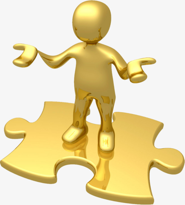 Free: Golden Little Gold Man, Man Clipart, Cartoon, Hand Painted PNG ...