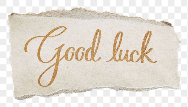 Free: Good luck png, gold glittery | Free PNG - rawpixel - nohat.cc