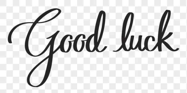 Free: Good luck png word, minimal | Free PNG - rawpixel - nohat.cc