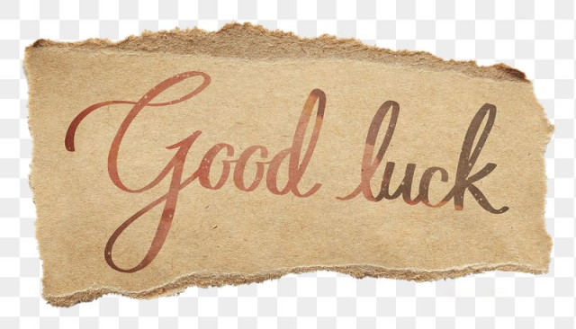 Free: Good luck word, ripped paper, | Free PNG - rawpixel - nohat.cc