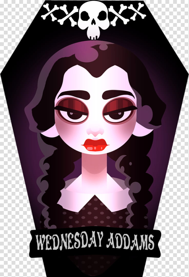 Free: Gothicon: Wednesday Addams transparent background PNG clipart ...