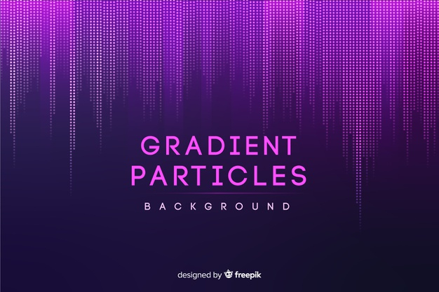 Free: Gradient particles background Free Vector - nohat.cc
