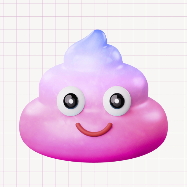 Free: Gradient pink poop, 3D rendering | Free Photo - rawpixel - nohat.cc