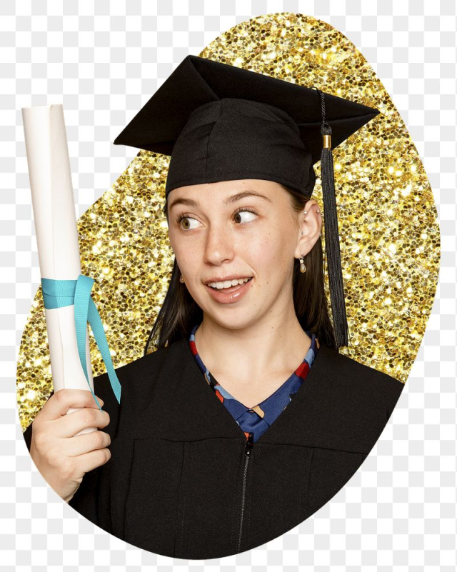 Free: Graduate woman png sticker, eucation, | Free PNG - rawpixel ...