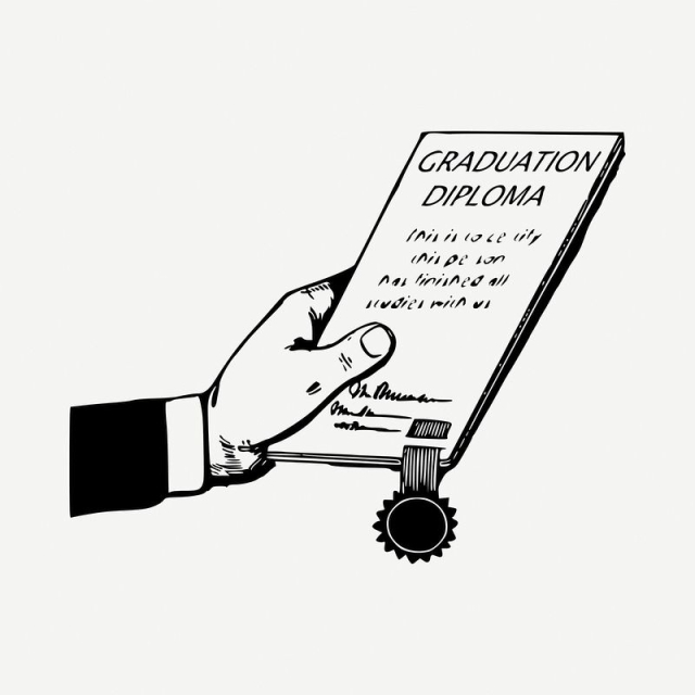 Free: Graduation diploma drawing, vintage | Free PSD - rawpixel - nohat.cc