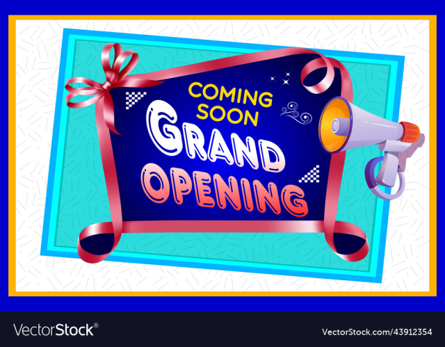 Free: grand opening banner coming soon sticker design - nohat.cc