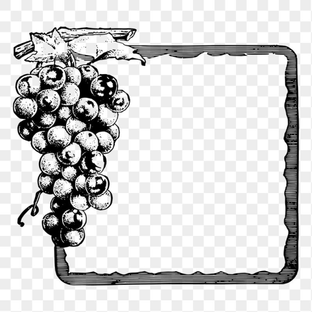 Free: Grapes frame png sticker illustration, | Free PNG - rawpixel ...
