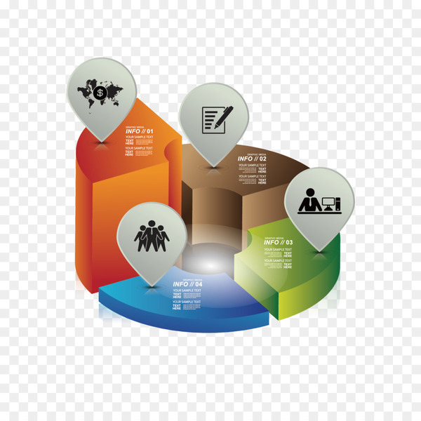 Free: Graphic design Diagram Chart - Vector color ppt decoration - nohat.cc