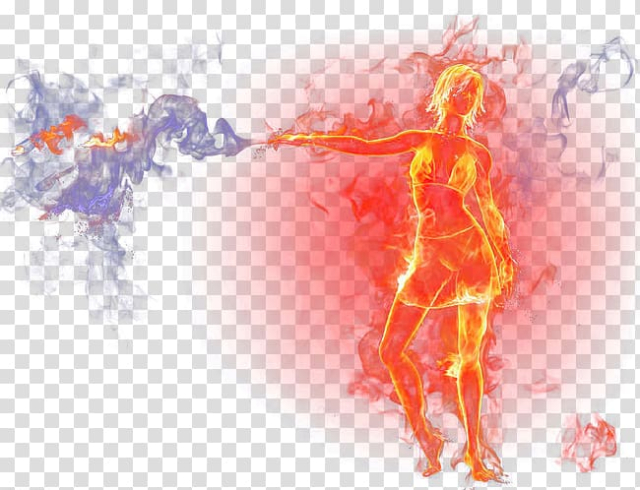 Free: Graphic design Text Illustration, Fire people transparent ...