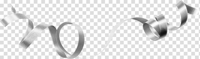 Free: Gray ribbon illustration, Silver Ribbon, Beautiful silver ribbon ...