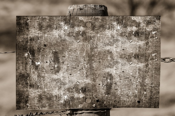 Free: Grayscale Photography of Brown Wooden Board on Fence - nohat.cc