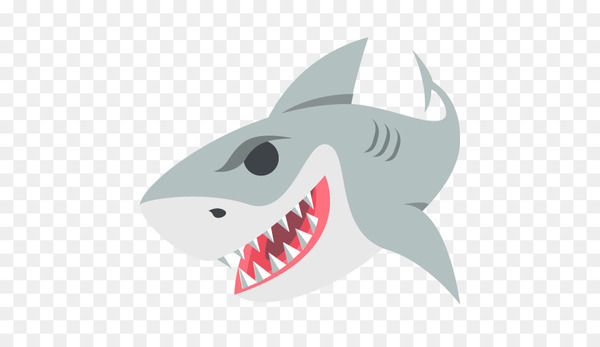 Free: Great white shark Emoji Symbol Emoticon - sharks - nohat.cc