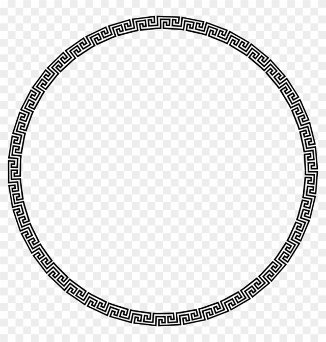 Free: Greek Key Round Border Icons Png Free Png And Icons - Round ...