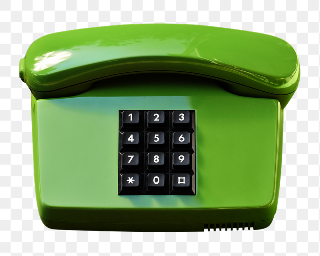 Free: Green analog phone png , | Free PNG - rawpixel - nohat.cc