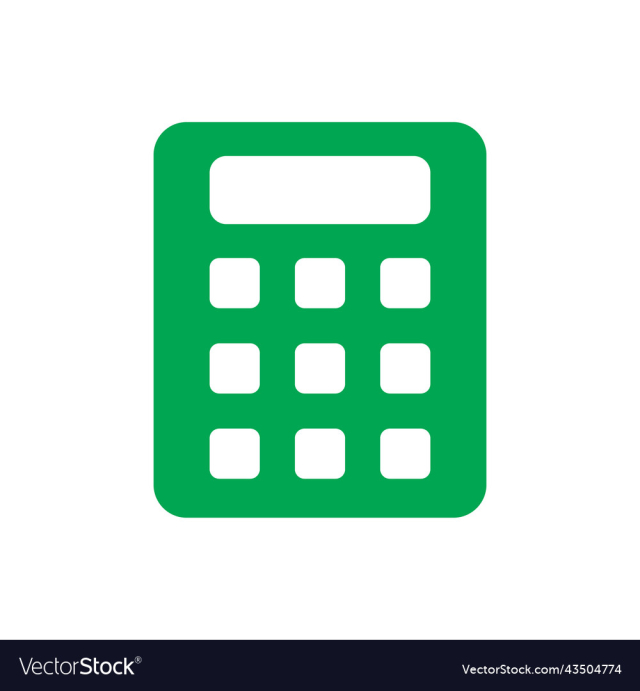 Free: green calculator solid icon - nohat.cc