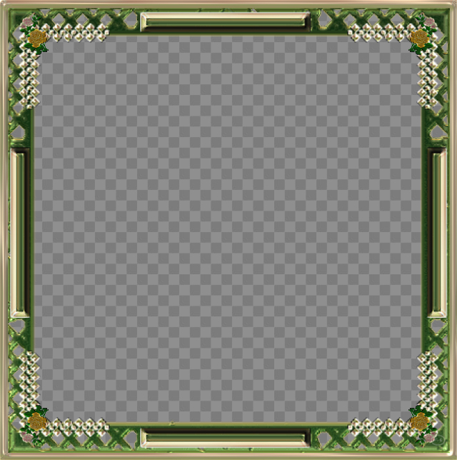 Free: Green Frame Download PNG Image - nohat.cc
