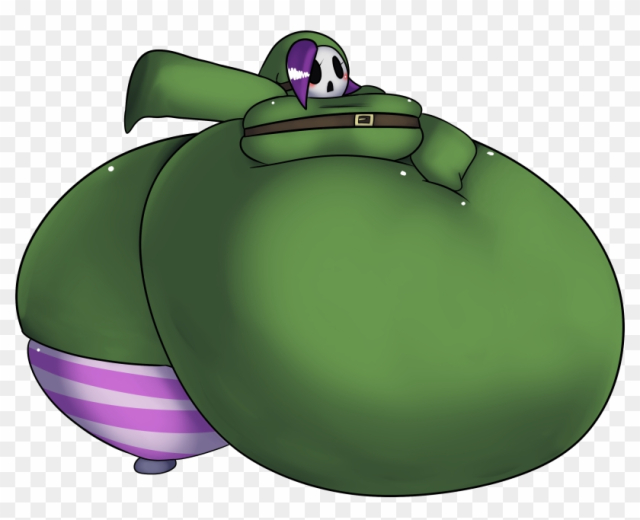 Free: Green Produce Cartoon Leaf Plant - Fat Inflation Shy Gal - nohat.cc