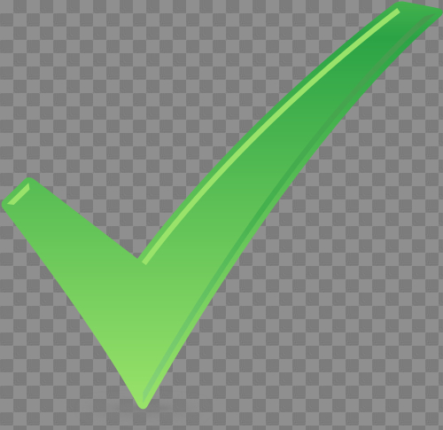 Free: Green Tick Transparent Image - nohat.cc
