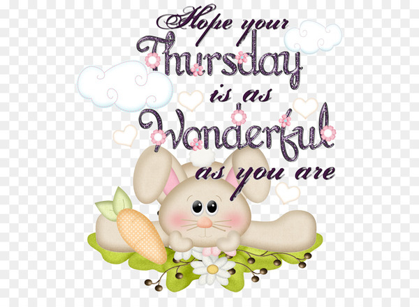Free: Greeting Morning Thursday Image Rabbit - thursday greetings ...