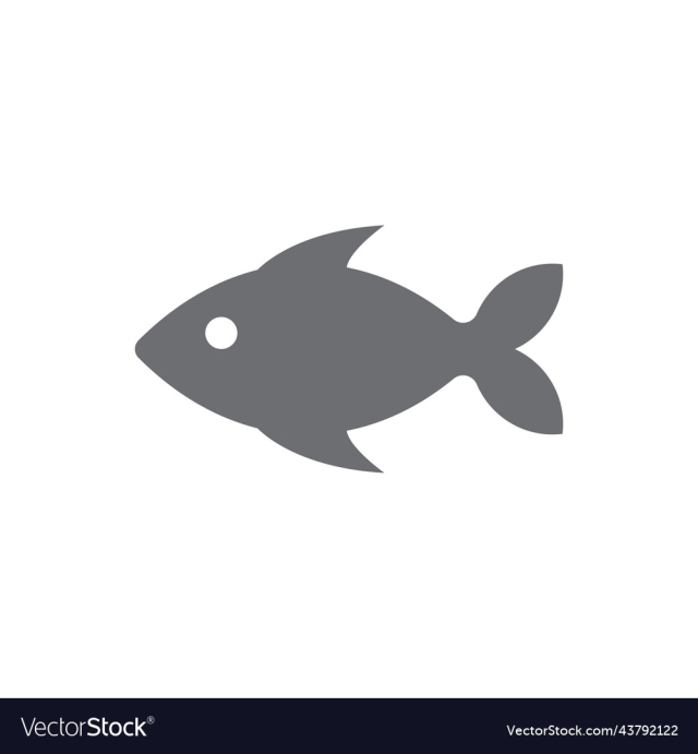 Free: grey fish solid icon - nohat.cc