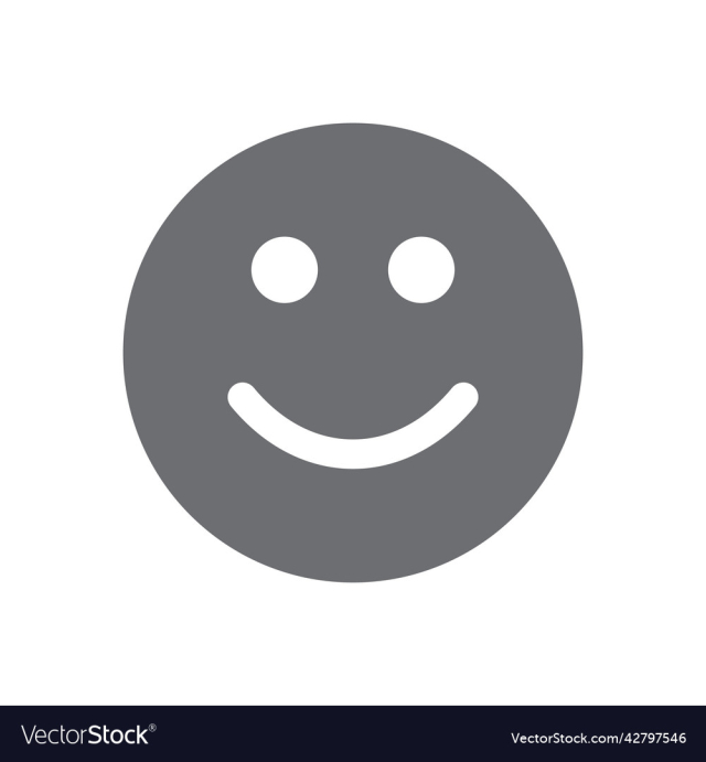 Free: grey smile solid icon - nohat.cc