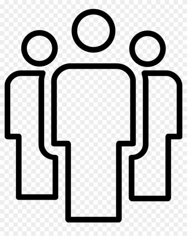 Free: Group Of People Outline Comments - People Outline Icon Png - nohat.cc