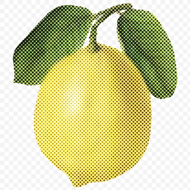 Free: Halftone lemon sticker design element | Free transparent png ...