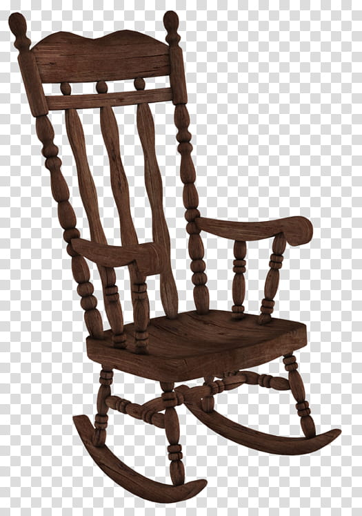 Free: Halloween Mega, brown rocking chair transparent background PNG ...