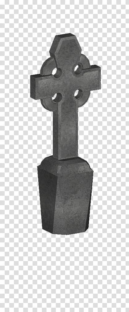 Free: Halloween Mega, gray cross ornament transparent background PNG ...