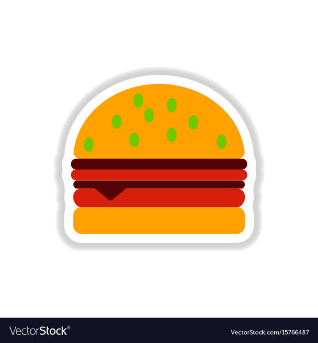 Free: Hamburger icon burger sticker vector image - nohat.cc